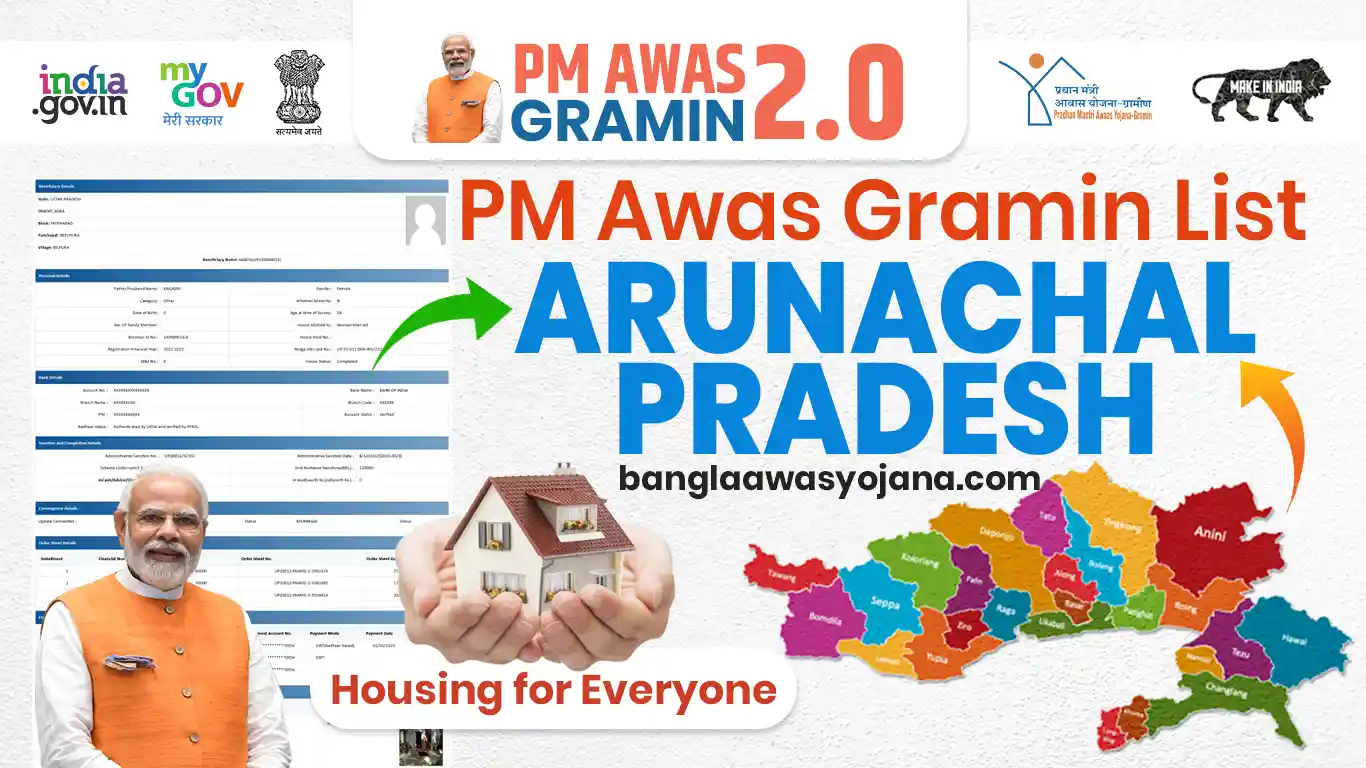 2026 Arunachal Pradesh PM Awas Gramin Survey List