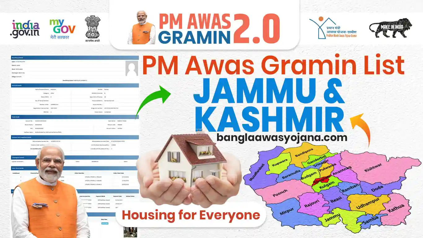 2026 Jammu & Kashmir PM Awas Gramin Survey List