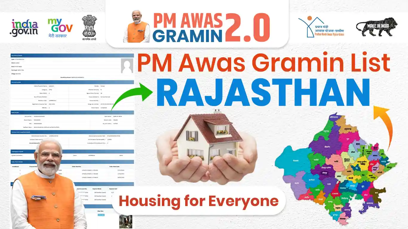 2026 Rajasthan PM Awas Gramin Survey List